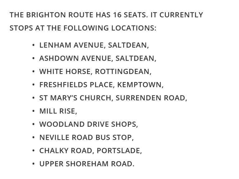 school buses BRIGHTON ROUTE | The Towers Convent