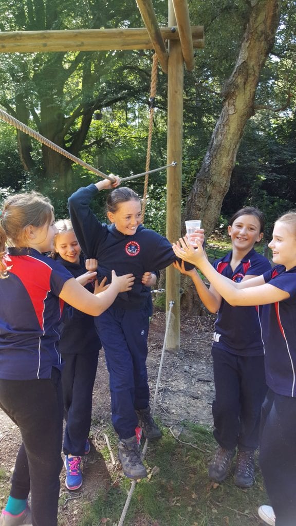 Year 7 Team-Building at Hindleap Warren | The Towers Convent